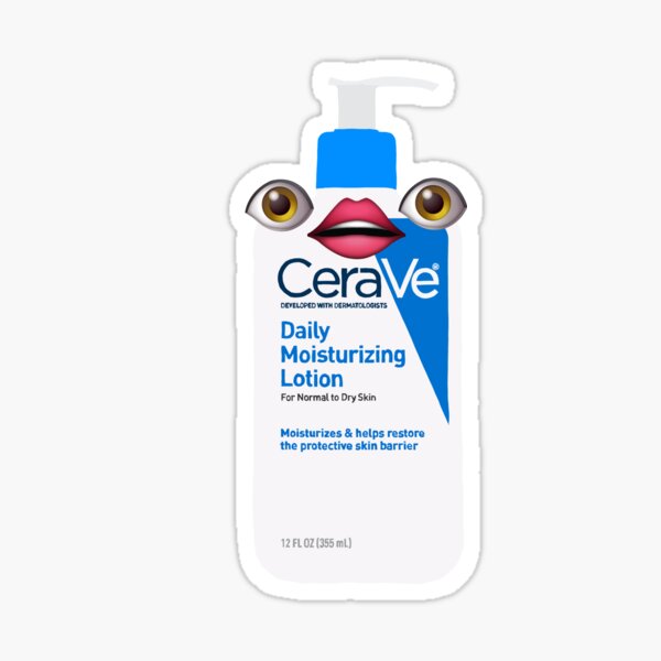 "cerave daily moisturizing lotion" Sticker by a111s0n | Redbubble