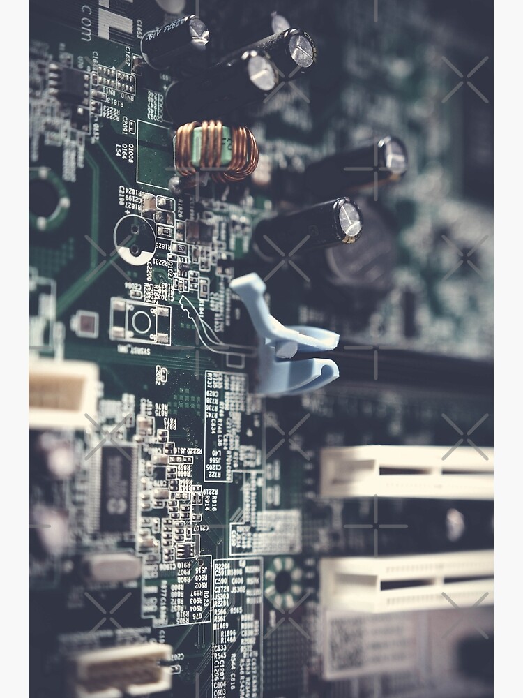 "Motherboard" Poster for Sale by hyproinc | Redbubble