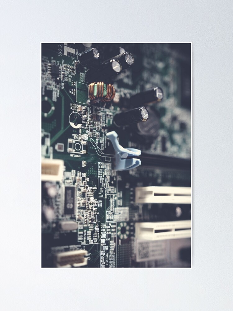 "Motherboard" Poster for Sale by hyproinc | Redbubble