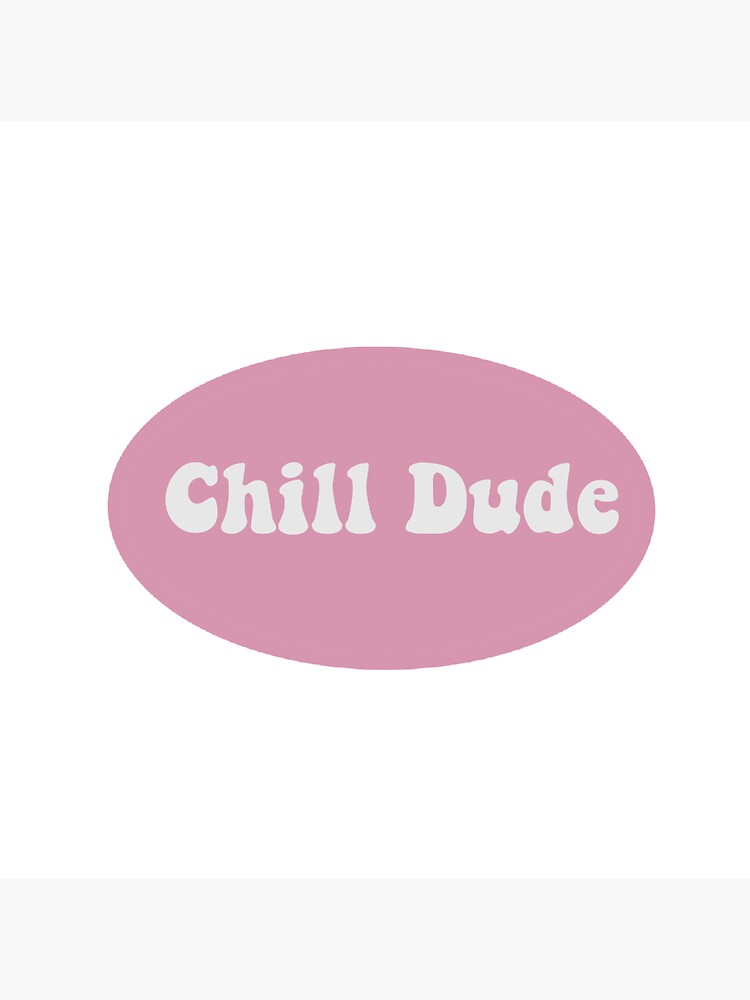 "Chill Dude sticker" Sticker by lia-aesthetic | Redbubble