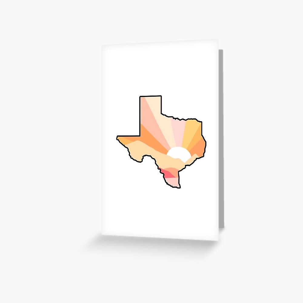 "Sunset Print Texas " Sticker for Sale by baileyratcliff | Redbubble