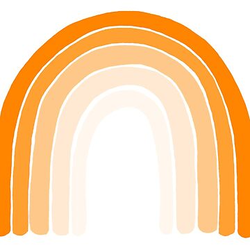 "Orange Rainbow (Hydro Sticker)" Sticker by JessisArt | Redbubble