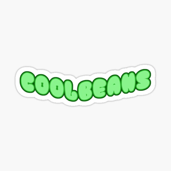 "Cool Beans sticker" Sticker by ratstickerz | Redbubble