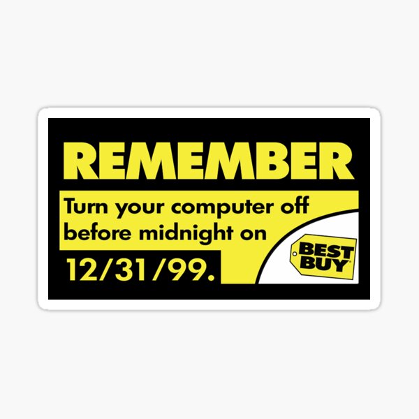 "Best Buy Y2K Bug" Sticker for Sale by Chukoloco08 | Redbubble