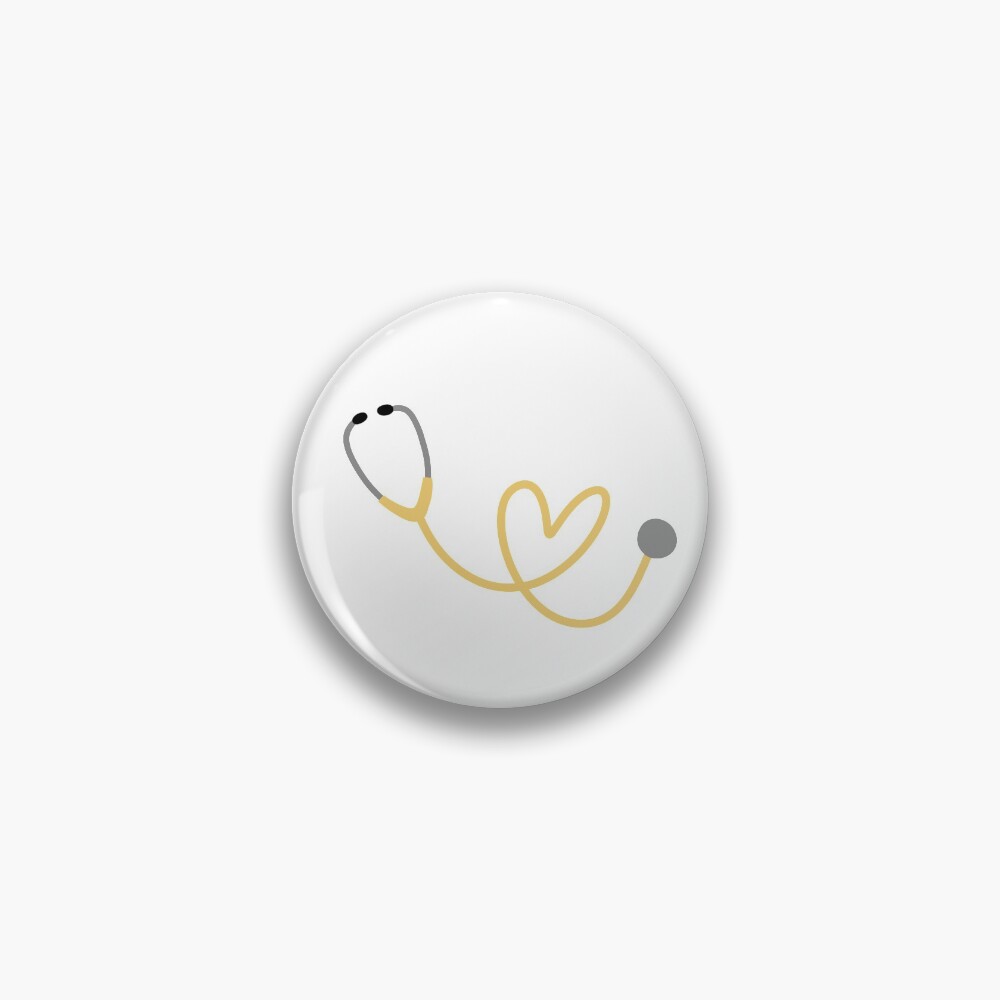 "Yellow Heart Stethoscope" Sticker for Sale by jaquemv | Redbubble