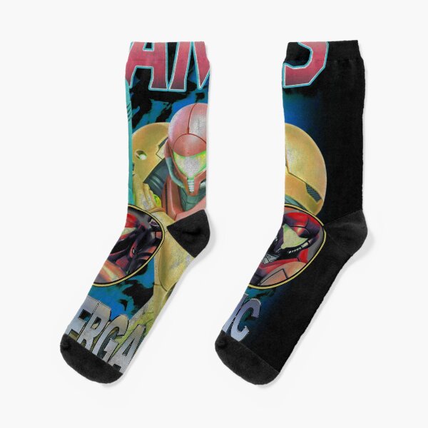 "Samus Ultimate Vintage Bootleg Rapper (English)" Socks by SamwiseGamG ...
