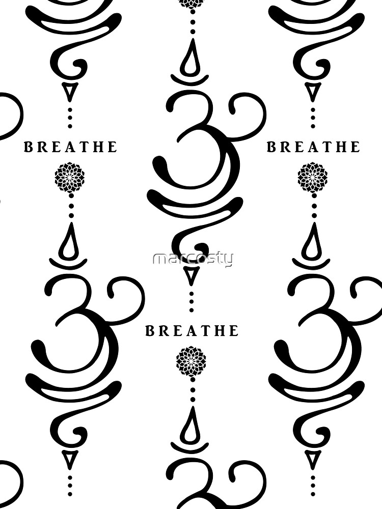 "Sanskrit Atmen Symbol" Tuch von marcosty | Redbubble