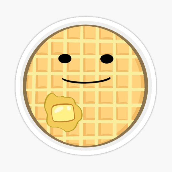 "Cute waffle" Sticker for Sale by themoonartist | Redbubble