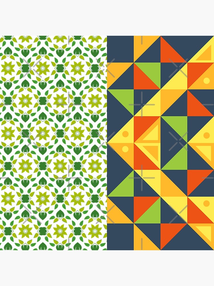 "Geometric Mixed Patterns" Poster for Sale by chamm2k18 | Redbubble