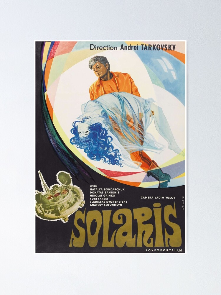 "Solaris - vintage 70s sci fi film poster Tarkovsky" Poster by ...