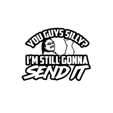 "Still gonna send it - Larry Enticer" Sticker for Sale by ...