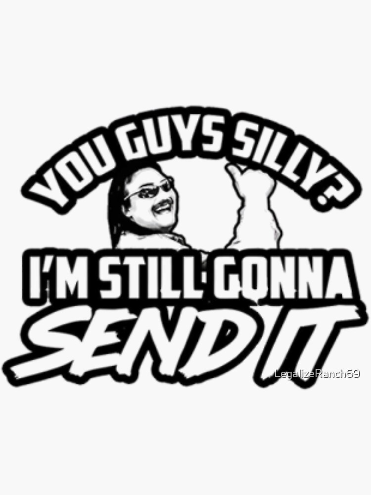 "Still gonna send it - Larry Enticer" Sticker for Sale by ...
