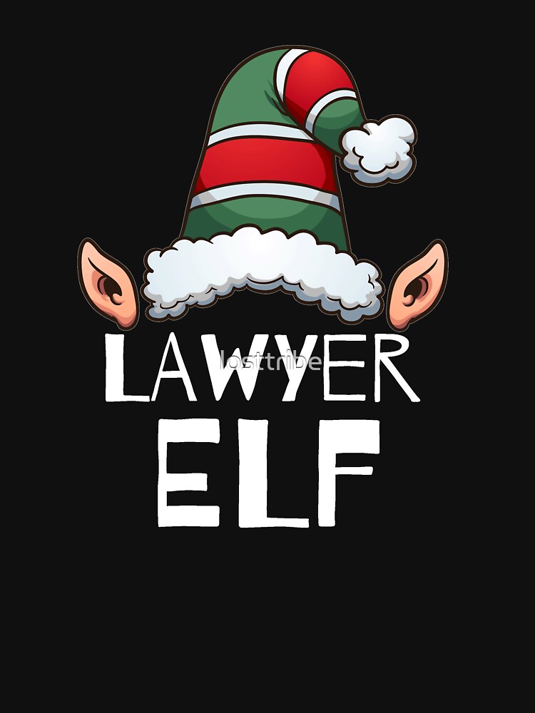 "Lawyer Elf Christmas Holidays Xmas Elves Attorney Law School ...