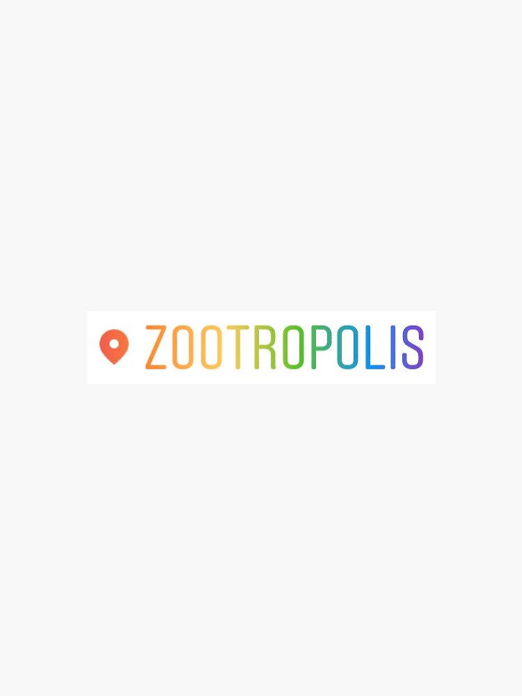 "Zootropolis" Sticker for Sale by annielouise16 | Redbubble