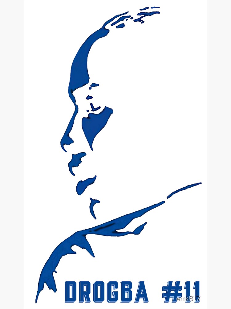 "Didier drogba chelsea sticker" Sticker for Sale by emk817 | Redbubble