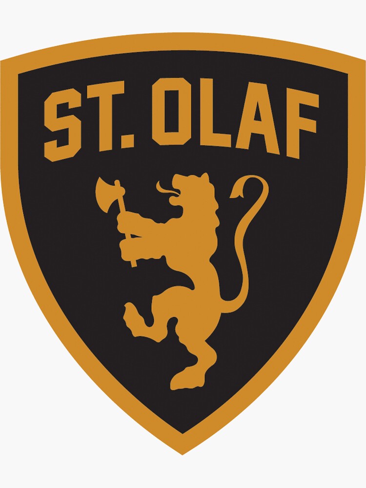 "St. Olaf Logo - Northfield, Minnesota " Sticker for Sale by ...