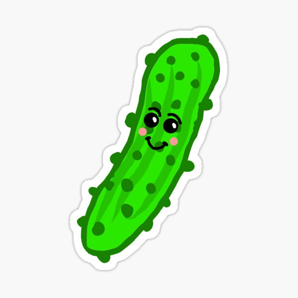 "Pickle Sticker " Sticker for Sale by felicitysibold | Redbubble