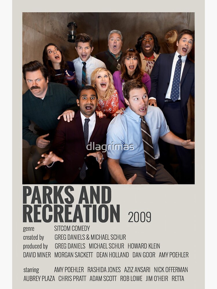 "Parks And Recreation Minimalist Poster" Magnet for Sale by dlagrimas ...