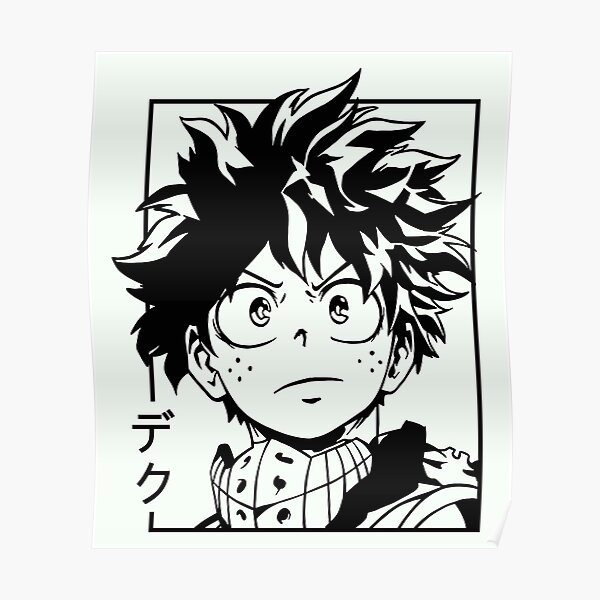 "Deku" Poster by haraldmdq | Redbubble