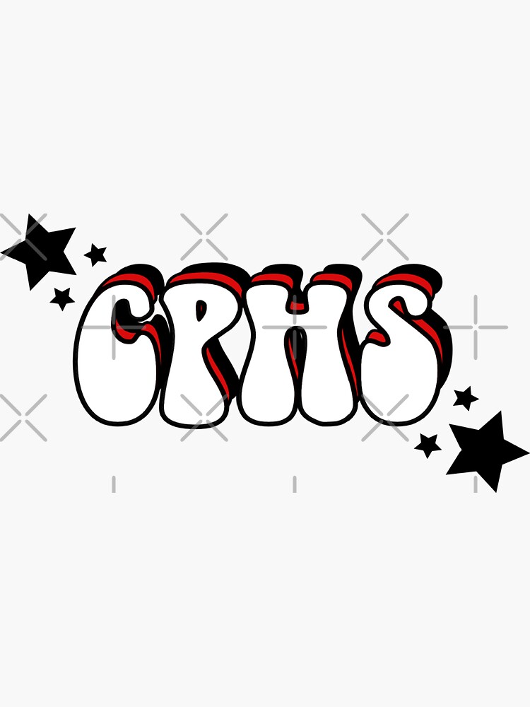 "Crown Point High School" Sticker for Sale by artbysydsyd | Redbubble