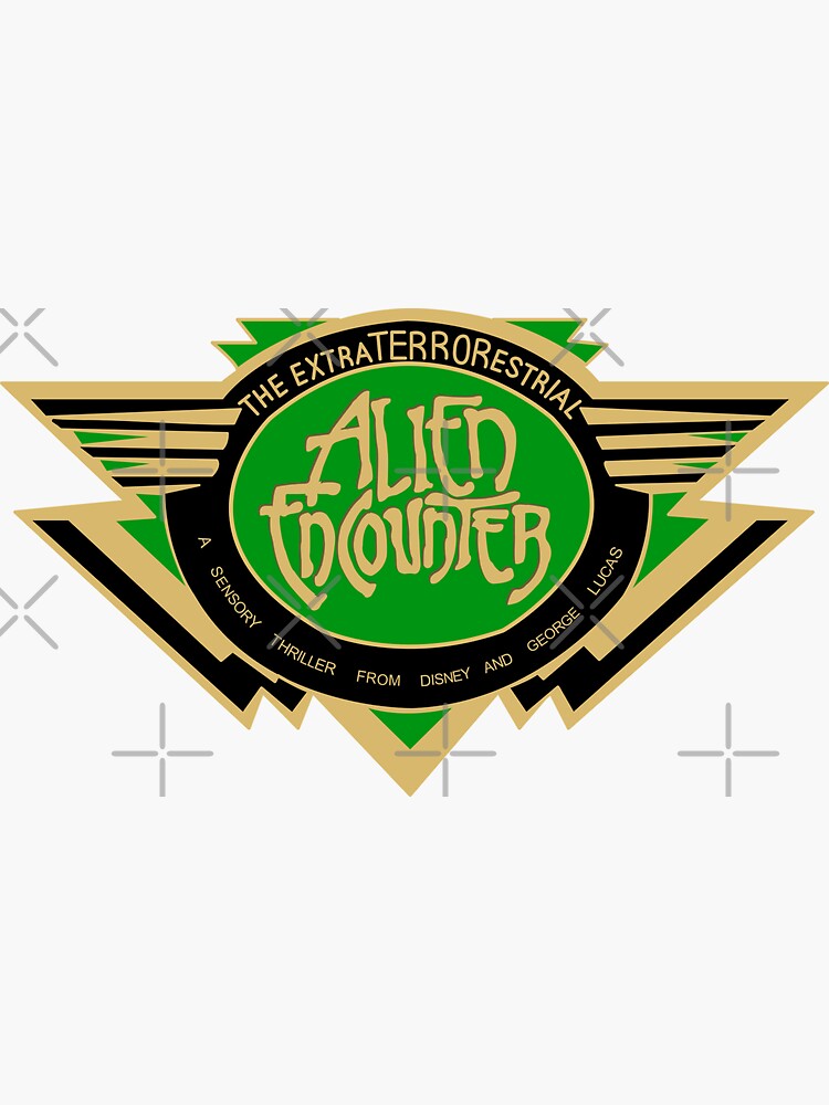 "The ExtraTERRORestrial Alien Encounter" Sticker for Sale by ...