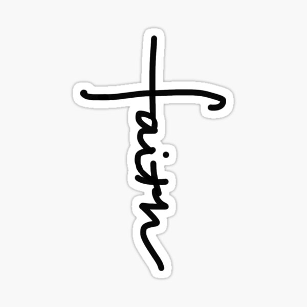 "Faith" Sticker by rissysIdeas | Redbubble
