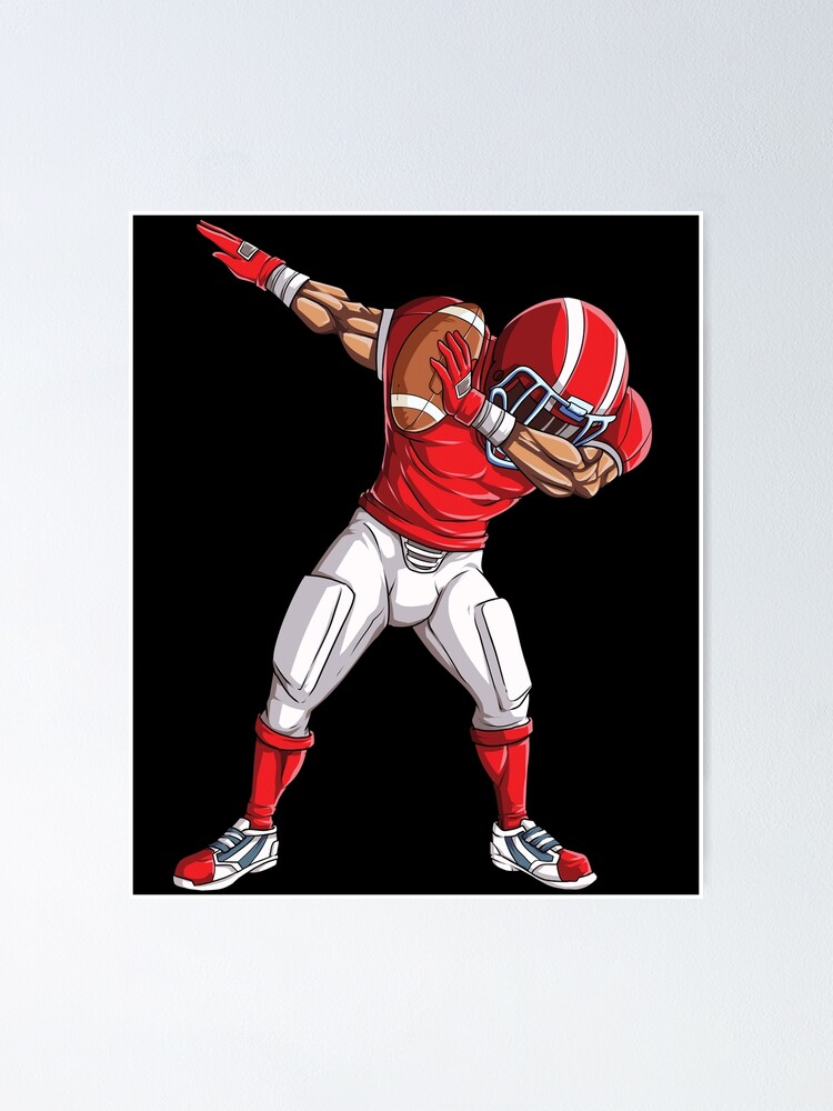 "Dabbing Football Player Shirt for Men Women Boys Girls Kids Sports ...