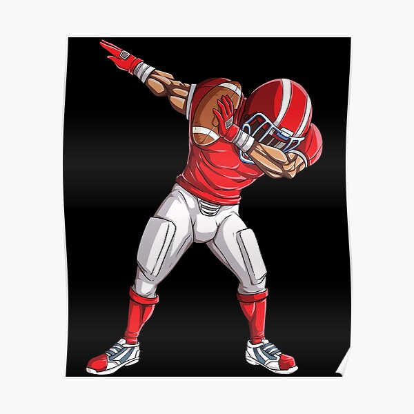 "Dabbing Football Player Shirt for Men Women Boys Girls Kids Sports ...