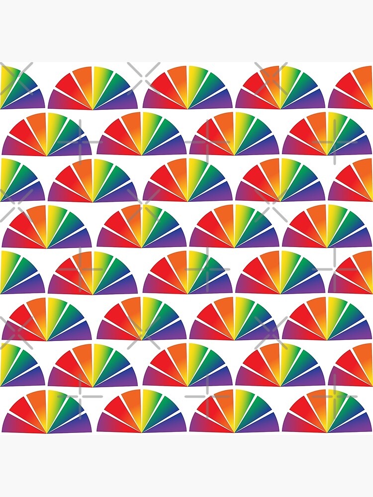 "Rainbow Drag Queen Fan Shape Pride Parade Colors" Art Print by ...