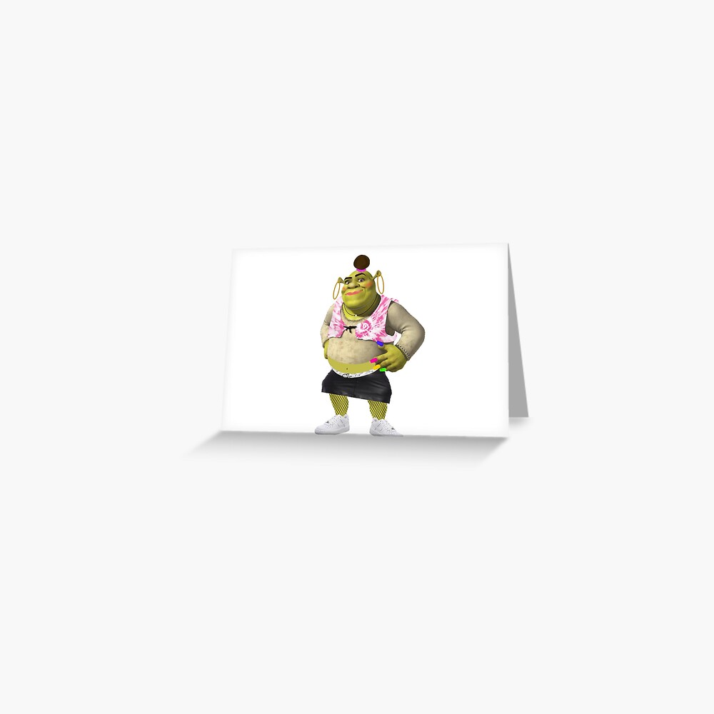 "queen shrek sticker!" Greeting Card by morgan197221 | Redbubble