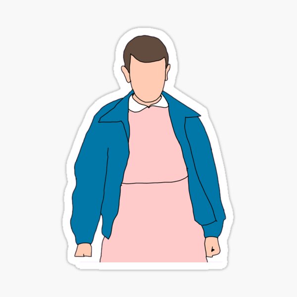 "Stranger Things Eleven Sticker" Sticker for Sale by meliabishop ...