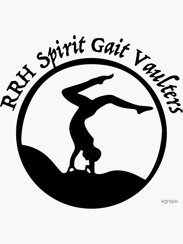 "RRH Spirit Gait Vaulters" Sticker by agrapa | Redbubble