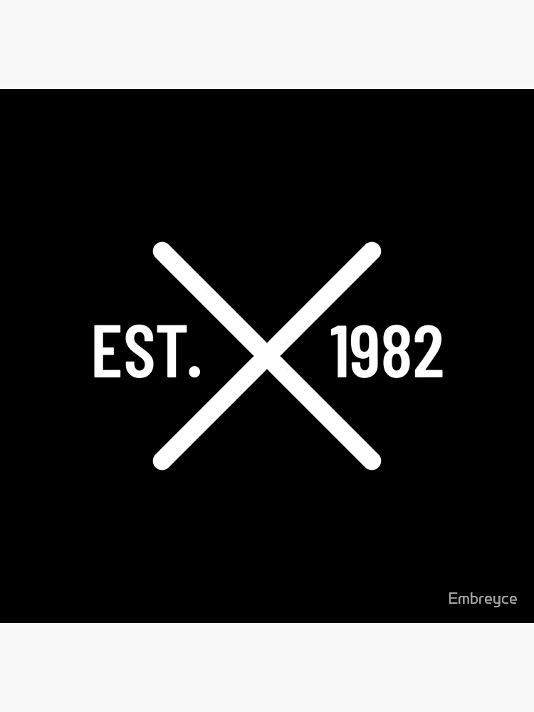 "Est. 1982" Poster by Embreyce | Redbubble