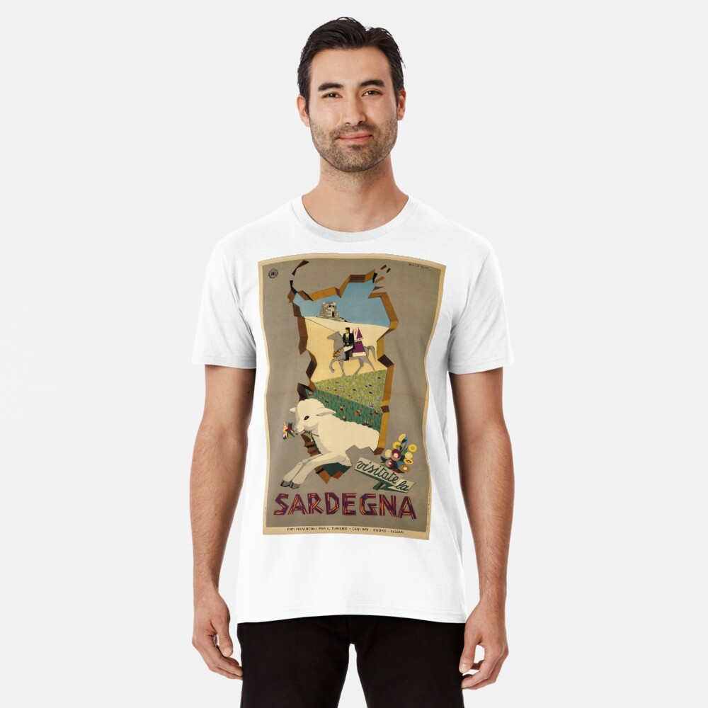 "ENIT Sardegna vintage travel poster" Poster by stickart-marek | Redbubble