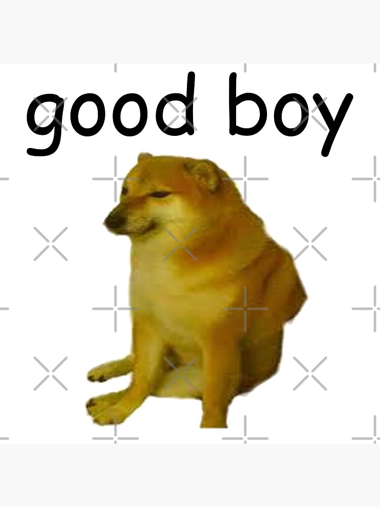 "CHEEMS IS GOOD" Art Print by themotivational | Redbubble