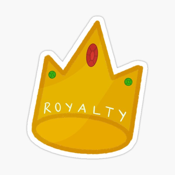"Royal Crown" Sticker by GriffyDraws | Redbubble