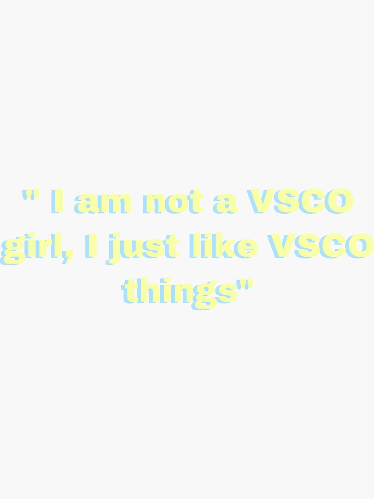 "VSCO Sticker" Sticker by DumplingDoodles | Redbubble