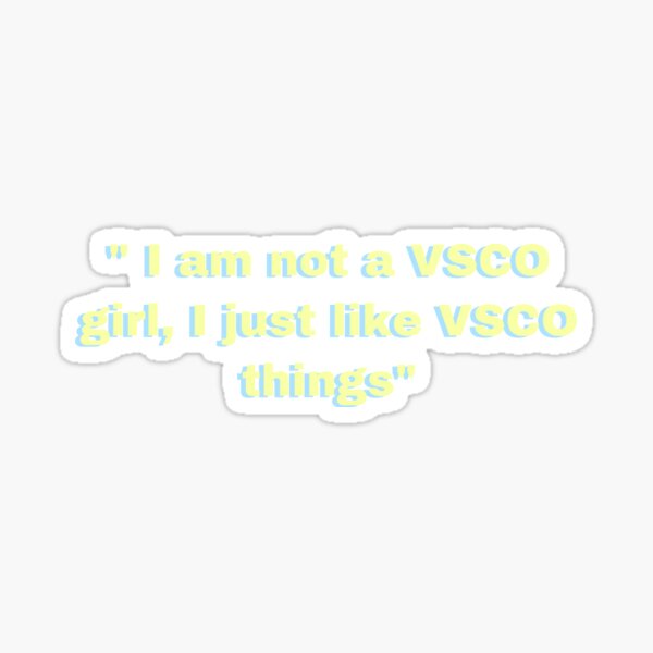 "VSCO Sticker" Sticker by DumplingDoodles | Redbubble