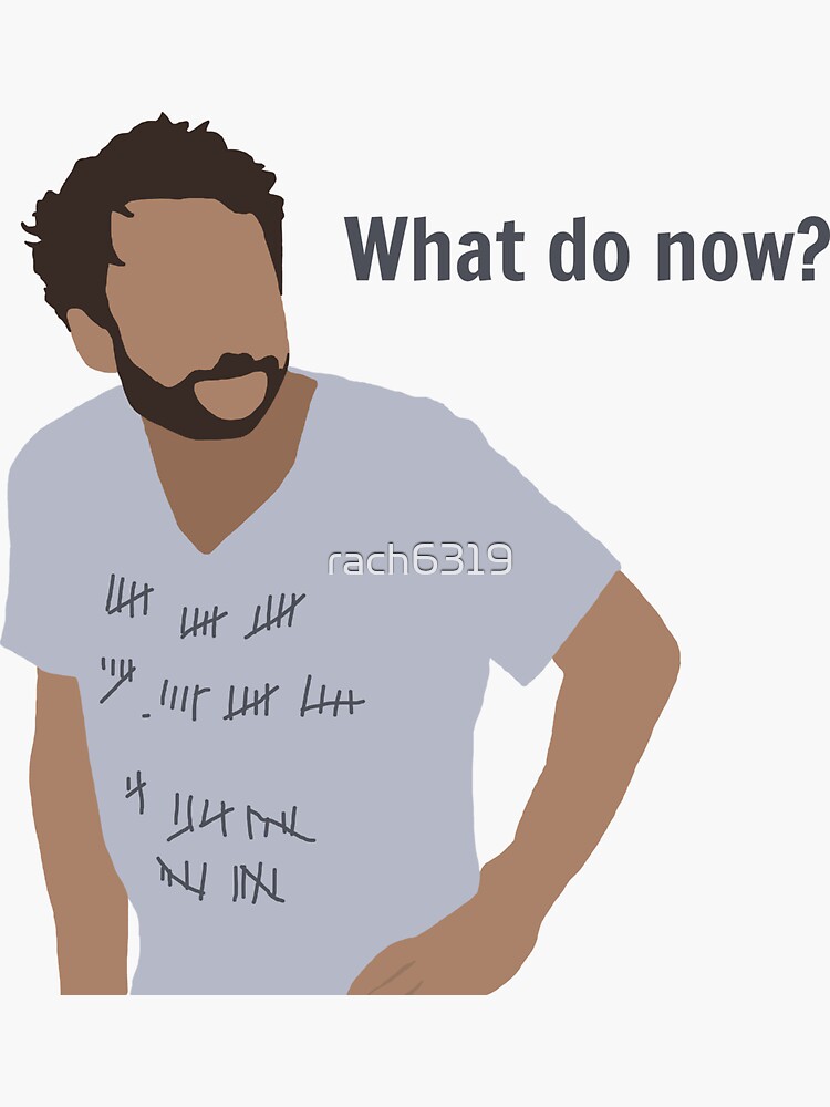 "What Do Now?" Sticker for Sale by rach6319 | Redbubble