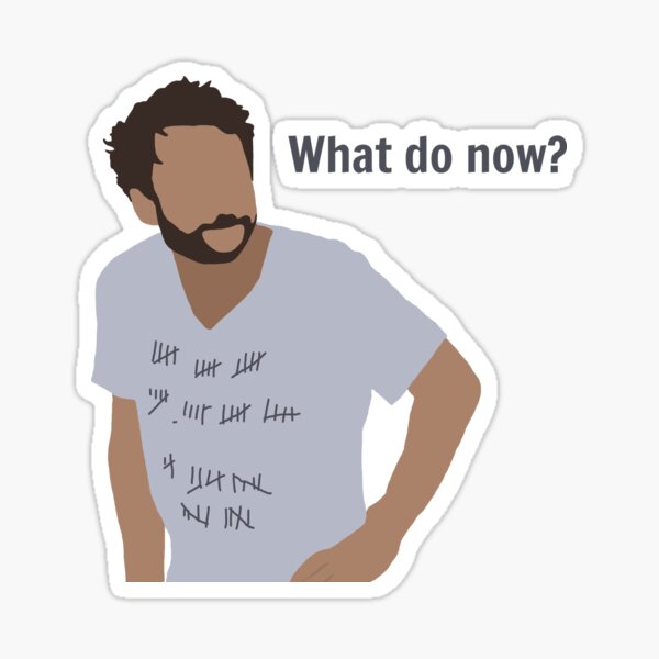 "What Do Now?" Sticker for Sale by rach6319 | Redbubble
