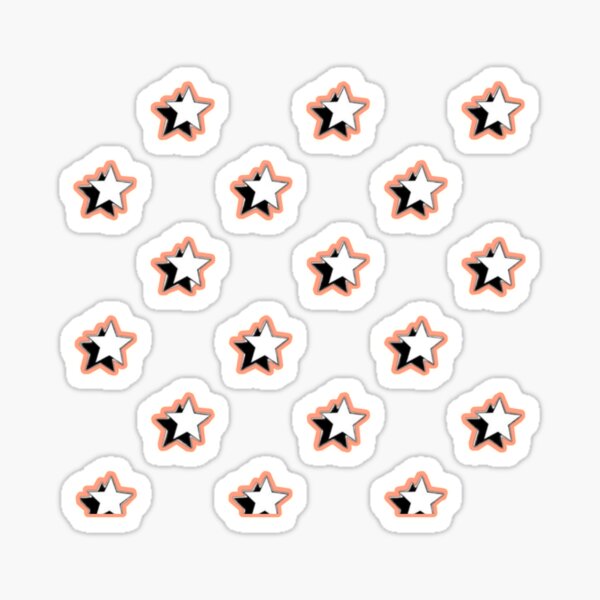 "star pattern sticker" Sticker by kennedyyy13 | Redbubble