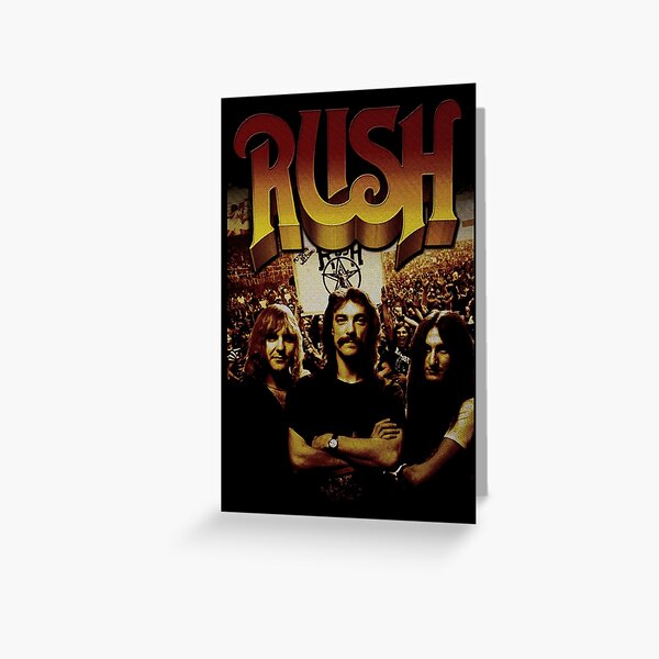 Band Rush Greeting Cards | Redbubble