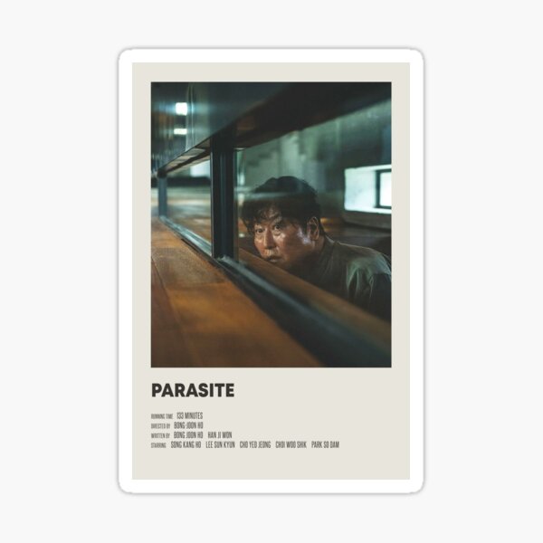 "Parasite movie poster" Sticker by varietyofstuff | Redbubble