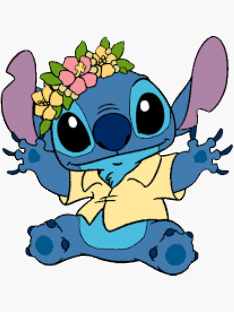 "Hula Stitch" Sticker for Sale by agursahaney | Redbubble