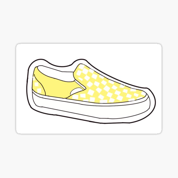 "Cute checkered shoes aesthetic " Sticker for Sale by SavannahSnell12 ...