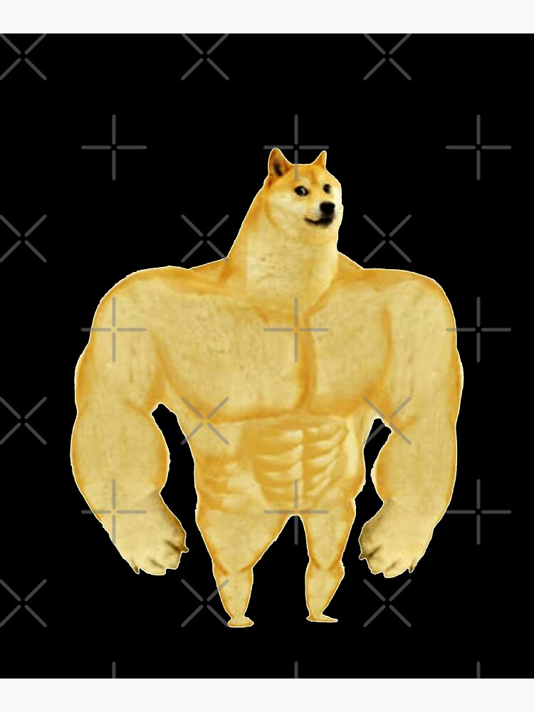 Lámina montada « también conocido como Buff Doge se refiere a una ...