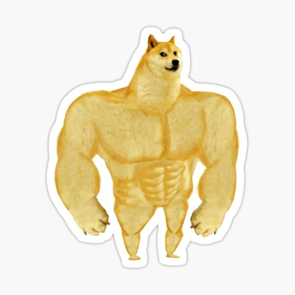 Pegatina « también conocido como Buff Doge se refiere a una edición ...