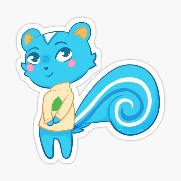 Filbert Animal Crossing Stickers | Redbubble