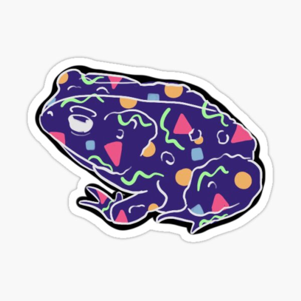 "Bowling Alley Toad :)" Sticker by RedRiverValley | Redbubble