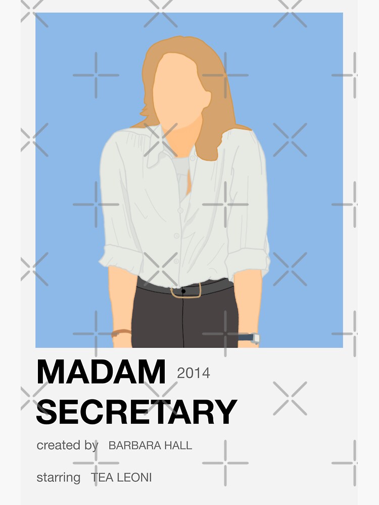 "Minimalist Madam Secretary Pantone" Sticker for Sale by kelsez55 ...